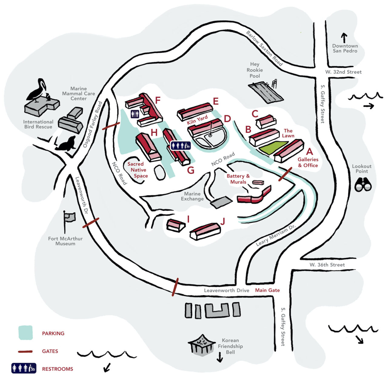 Our Campus | Angels Gate Cultural Center